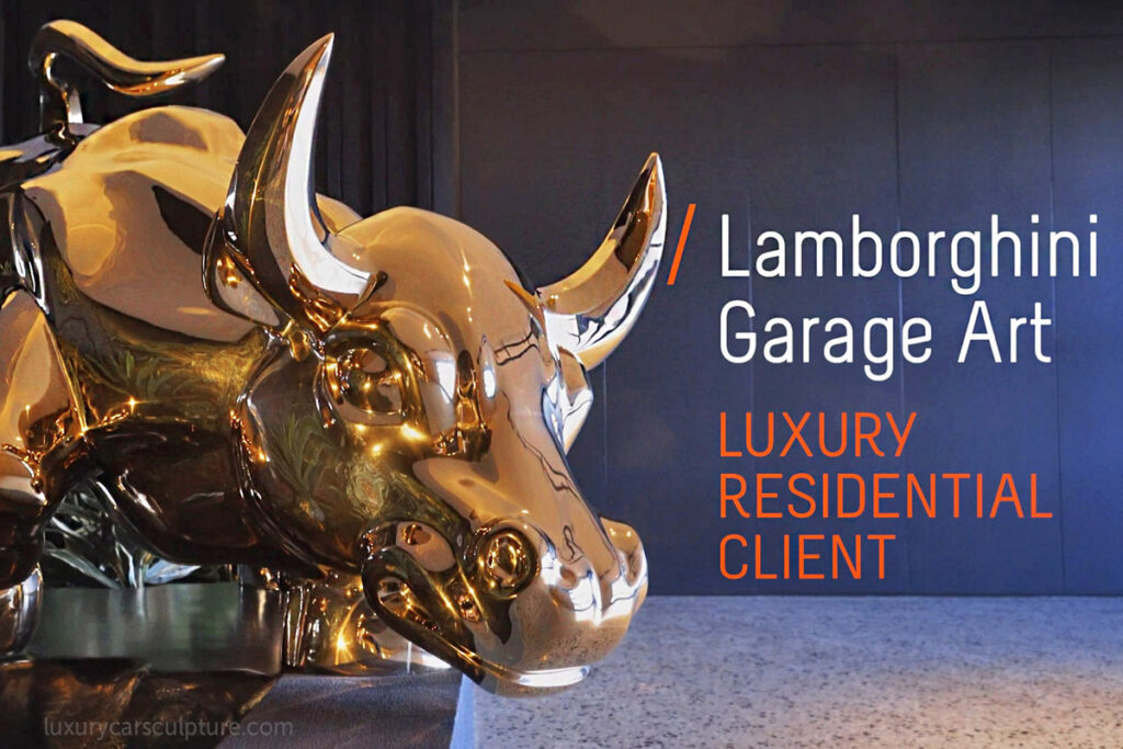 Custom Lamborghini Bull and Rolls Royce Bonnet Statue | Luxury Car ...