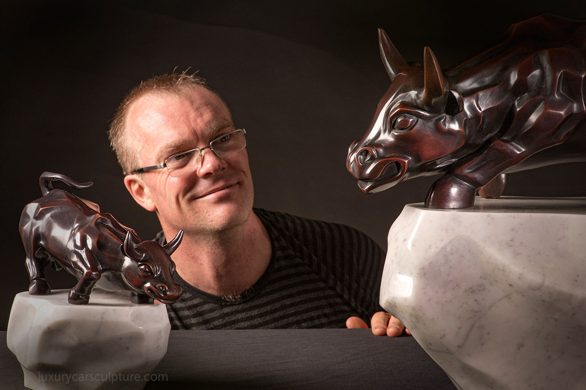 Raging Bull Statue | Raging Bull Wall Street | LUXURY CAR SCULPTURE